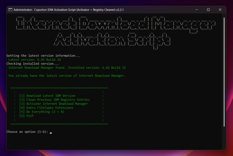Internet Download Manager Activation Script – An Open-Source Tool to Activate – Coporton WorkStation